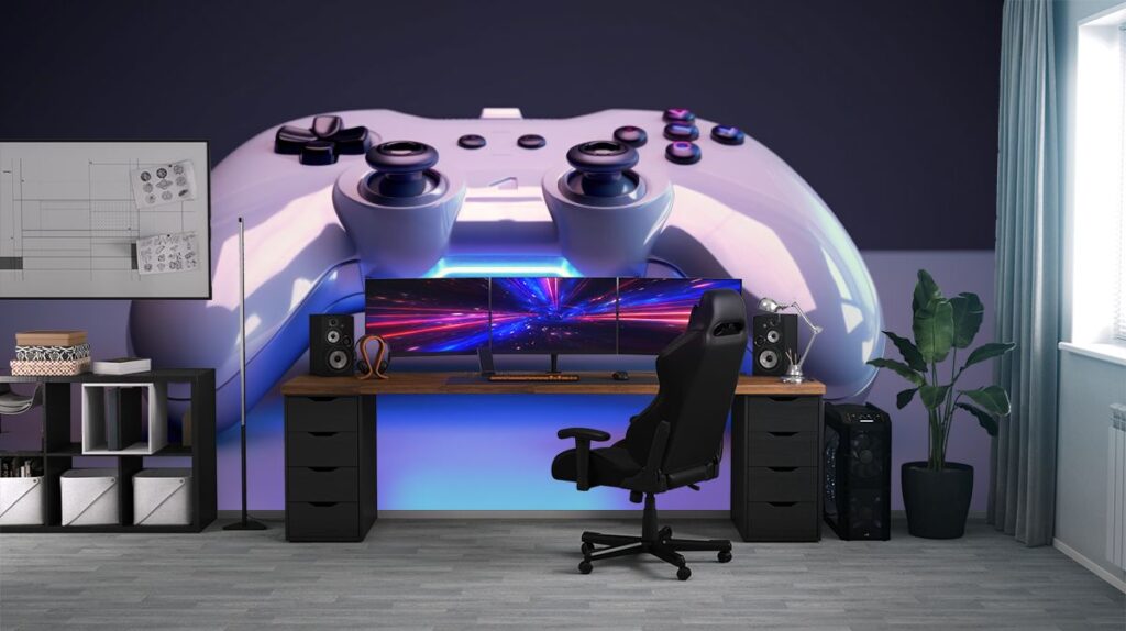 Video Game Controller Wallpaper for Wall - Magicdecor®