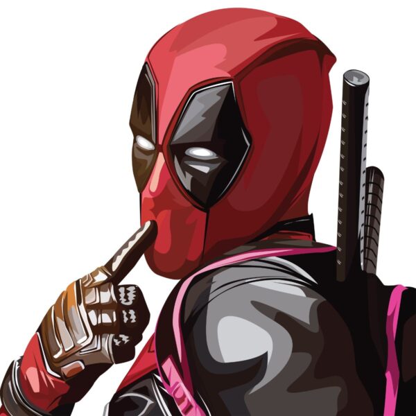 Deadpool Funny Pose Wallpaper for Wall - Magicdecor®