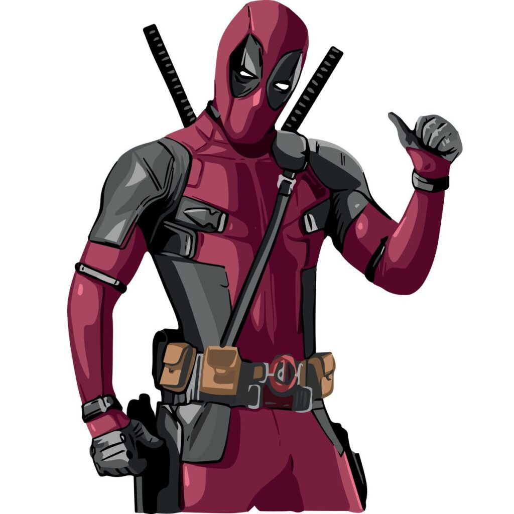Deadpool Portrait Wallpaper Mural - Magicdecor®