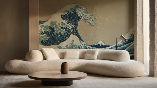 The Great Wave Off Kanagawa Wallpaper - Magicdecor®