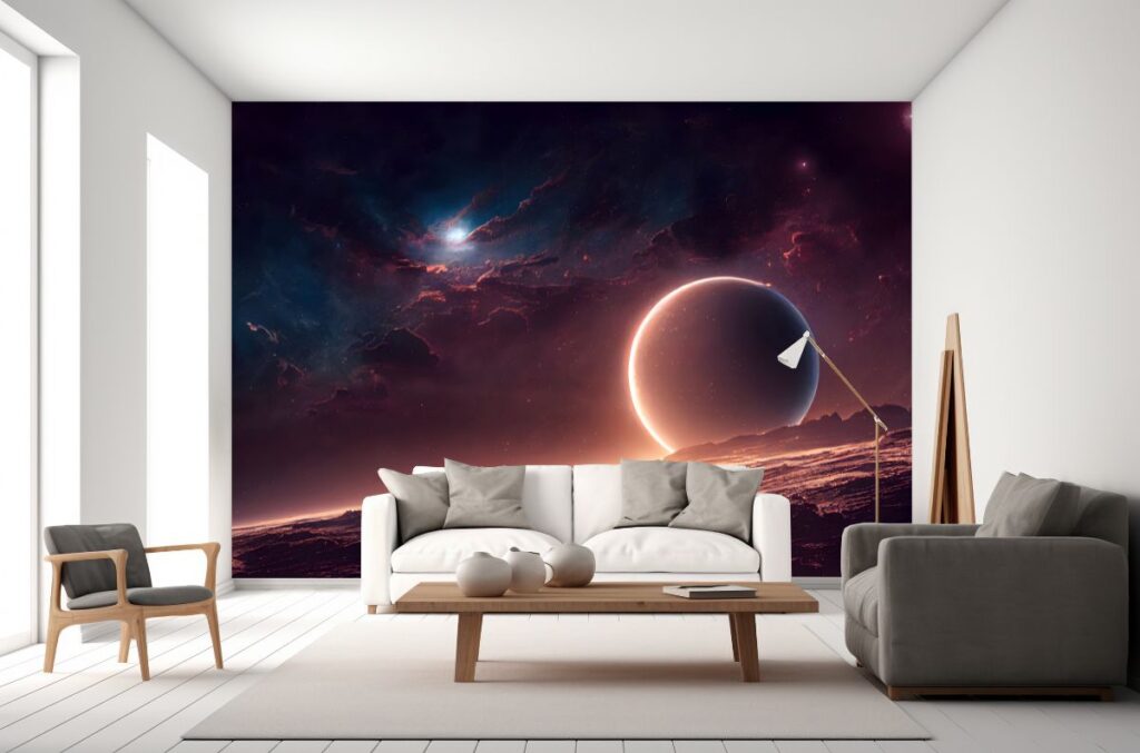 Interstellar, Sci-fi Concept Wallpaper for Wall - Magicdecor®