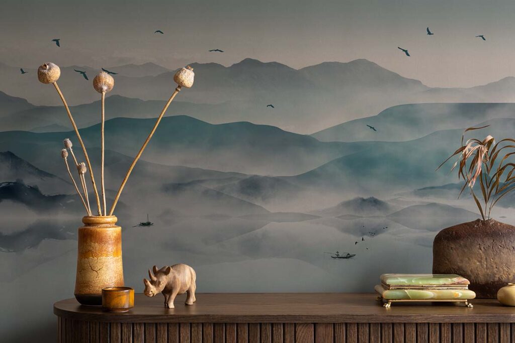 Shanshui, Chinese Landscape Painting Wallpaper for Wall - Magicdecor®