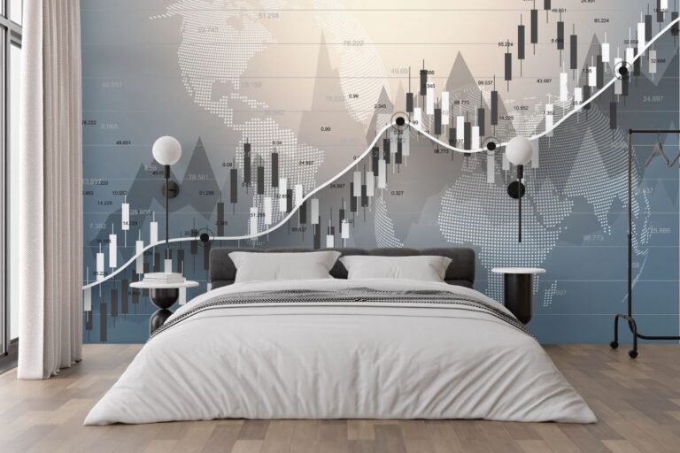 Stock Market Traders Room Wallpaper - Magicdecor®