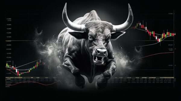 The Raging Bull Stock Market Wallpaper for Traders - Magicdecor®