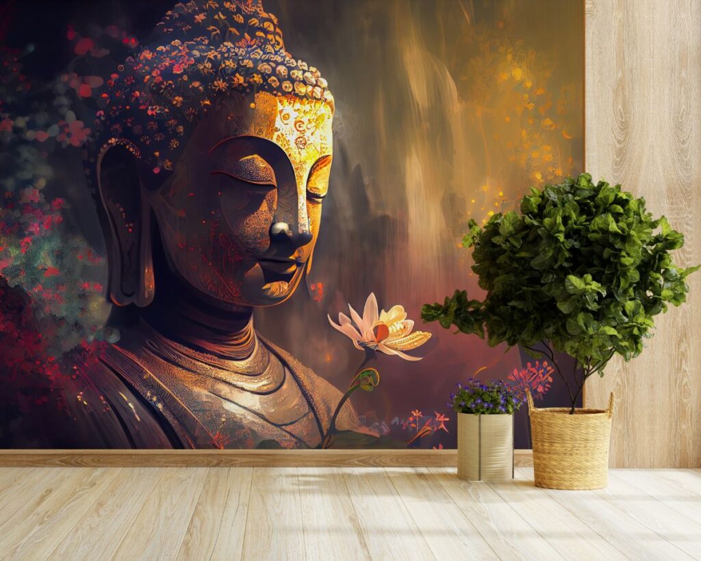 Sougata, Peaceful Zen Buddha Murals - Magicdecor®