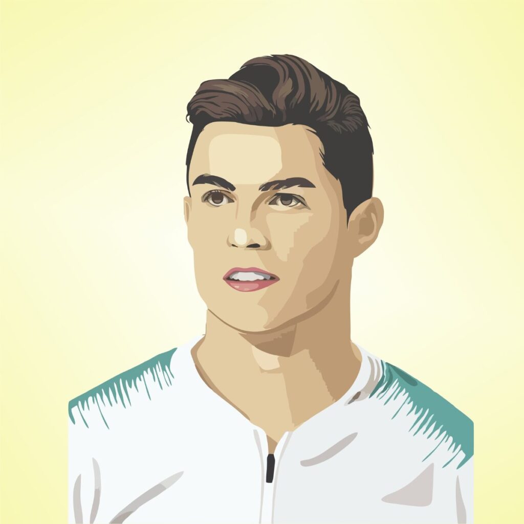 Ronaldo CR7 Wallpaper for Living Room - Magicdecor®