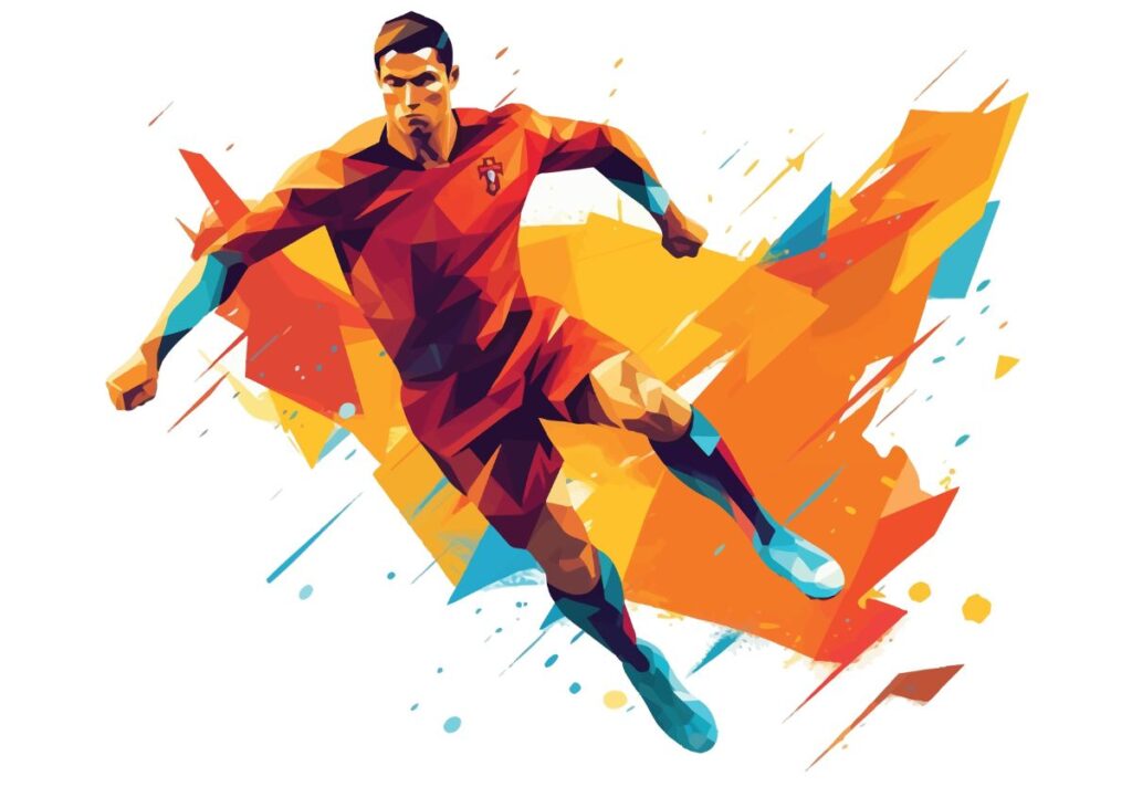 Ronaldo Digital Art Wallpaper for Room - Magicdecor®