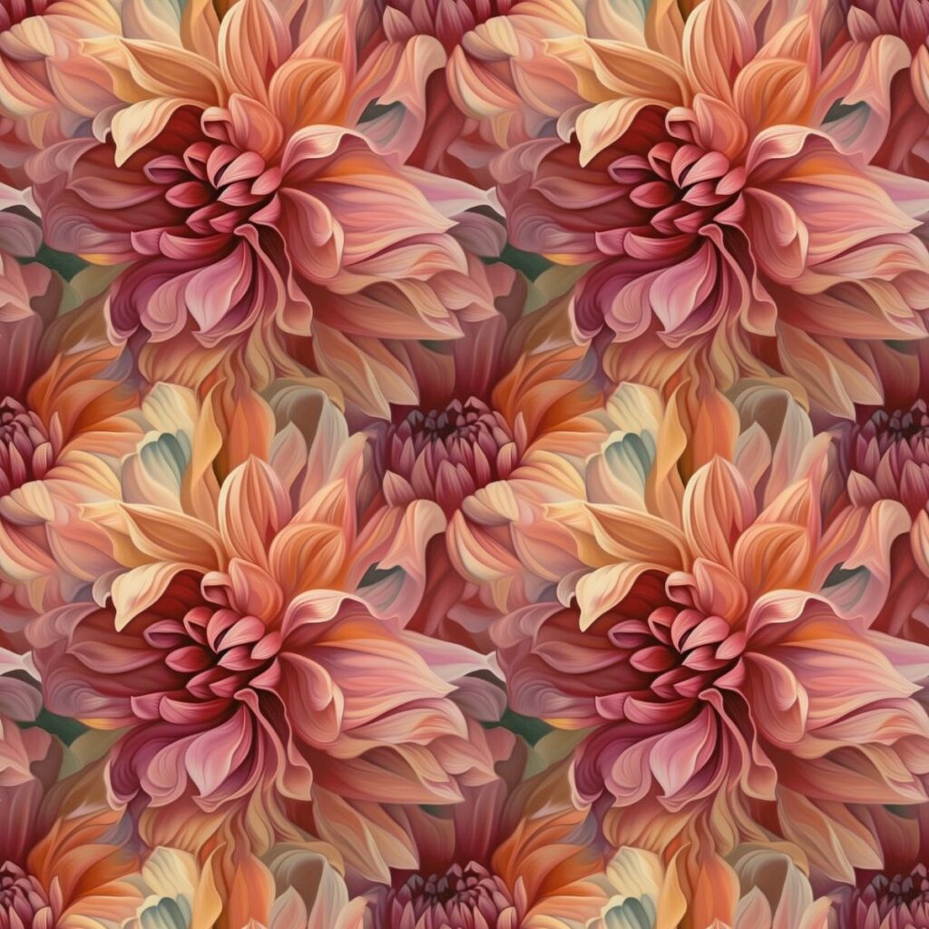 Serene Floral Art Pattern Wardrobe Wallpaper - Magicdecor®