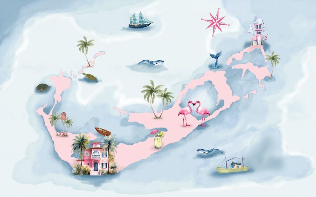 Hidden Treasure Island Kids Wallpaper, Customized - Magicdecor®