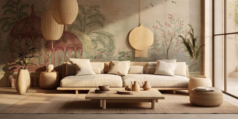 Shahi Shangri Timeless Garden Elegance Wallpaper, Customized - Magicdecor®