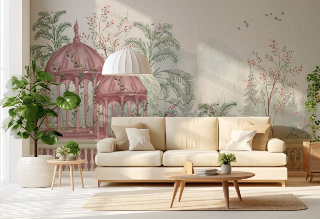 Shahi Shangri Timeless Garden Elegance Wallpaper, Customized - Magicdecor®