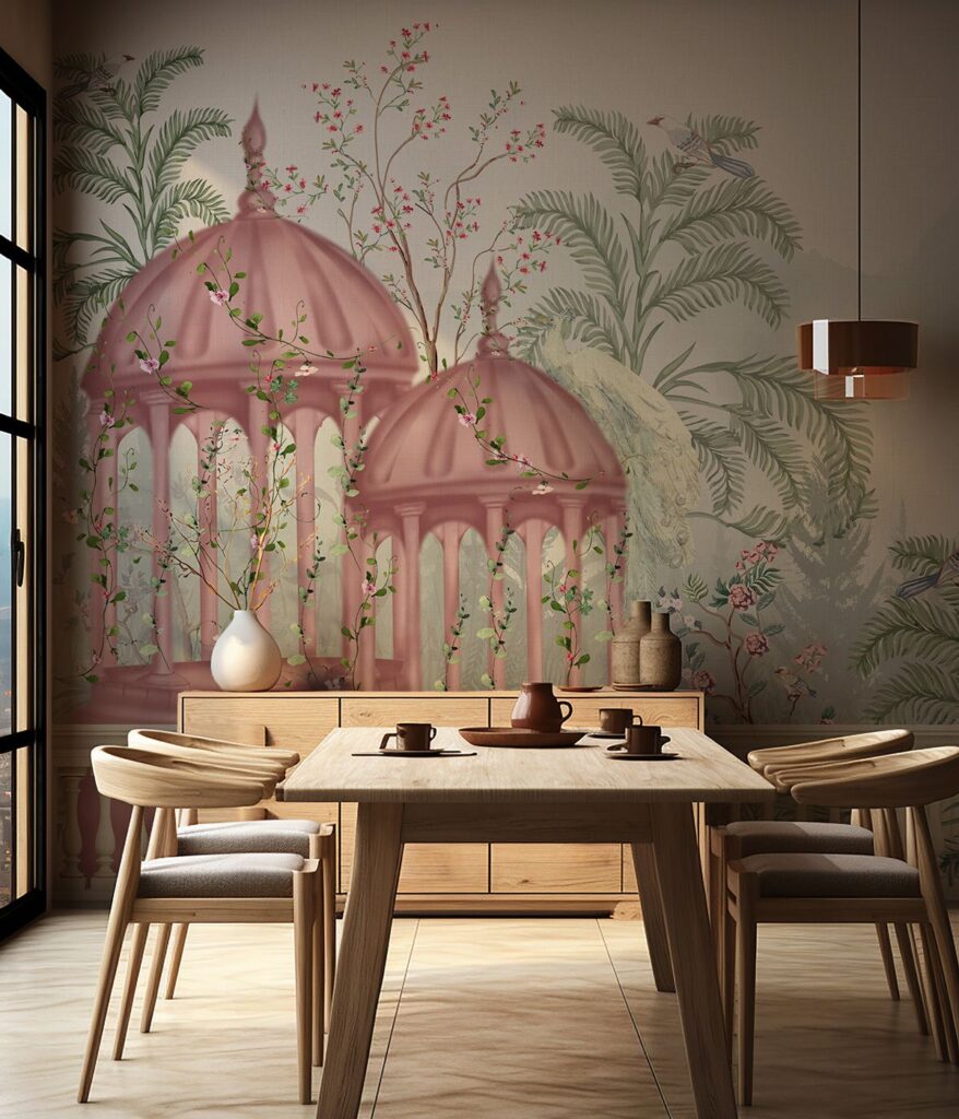 Shahi Shangri Timeless Garden Elegance Wallpaper, Customized - Magicdecor®