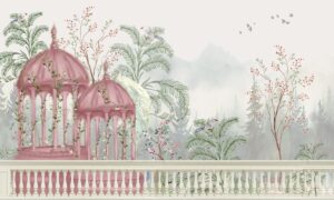 Shahi Shangri Timeless Garden Elegance Wallpaper, Customized - Magicdecor®