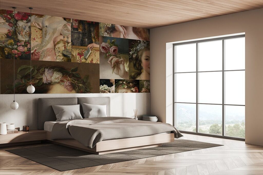 Veronica Art Patchwork Wallpaper Mural, Customized - Magicdecor®