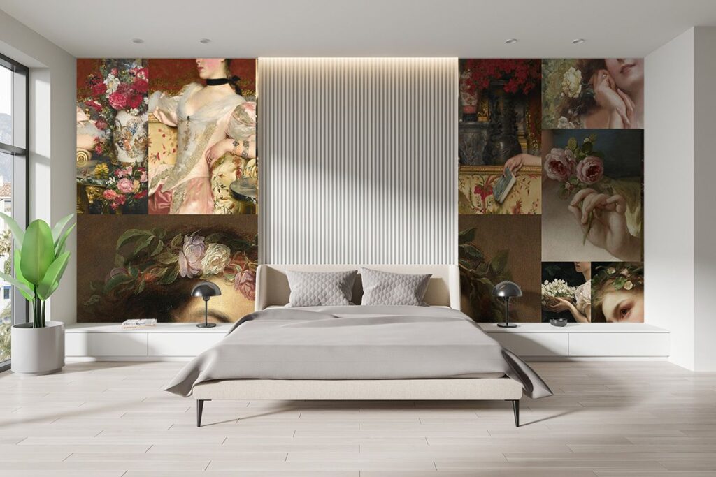 Veronica Art Patchwork Wallpaper Mural, Customized - Magicdecor®