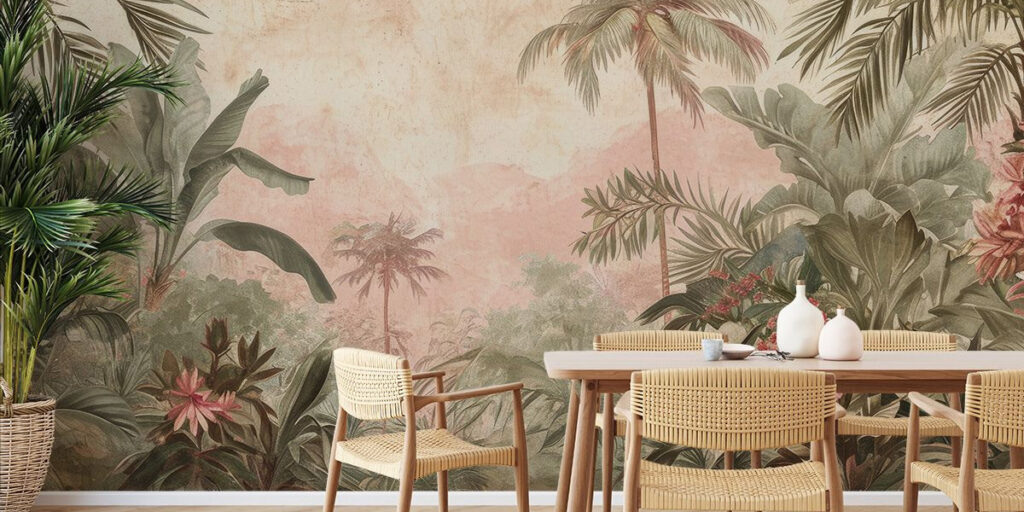 The Benefits of Using Tropical Wallpaper for Your Living Room Walls ...