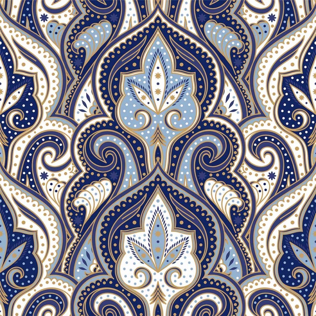 Floral Arabesque Medallion Wallpaper - Magicdecor®