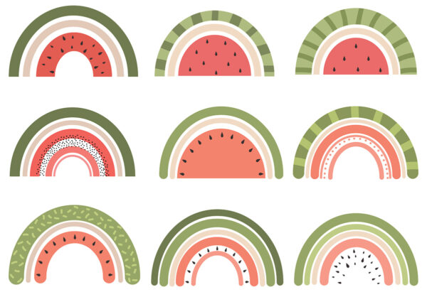 A Seamless Watermelon Wallpaper Pattern for Kids - Magicdecor®