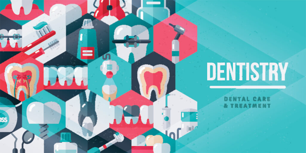 Dental Care & Treatment Wallpaper for Dental Clinic - Magicdecor®