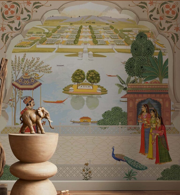 Heera Mandi, Opulent Oasis Wallpaper - Magicdecor®