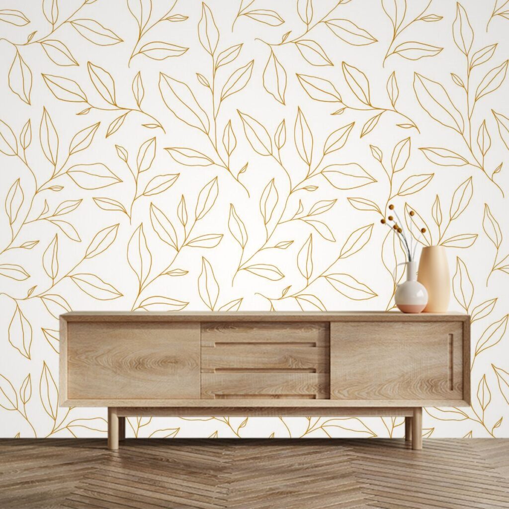 TV Unit Minimalistic Linear Style Wallpaper Design - Magicdecor®