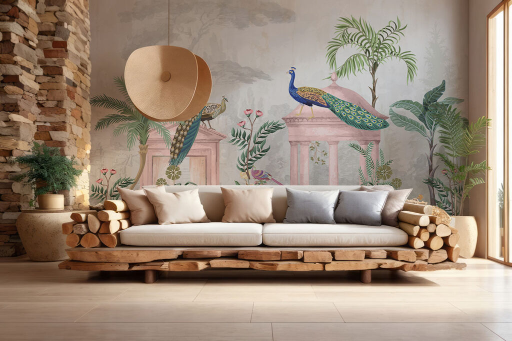 Mayur Vatika Wallpaper, Customized - Magicdecor®