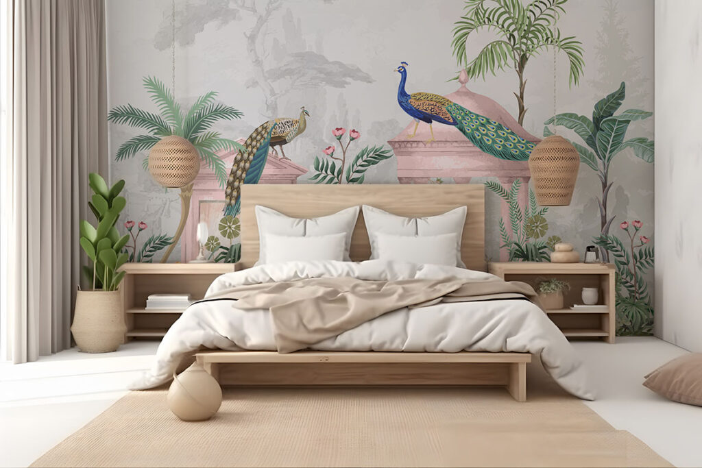 Mayur Vatika Wallpaper, Customized - Magicdecor®