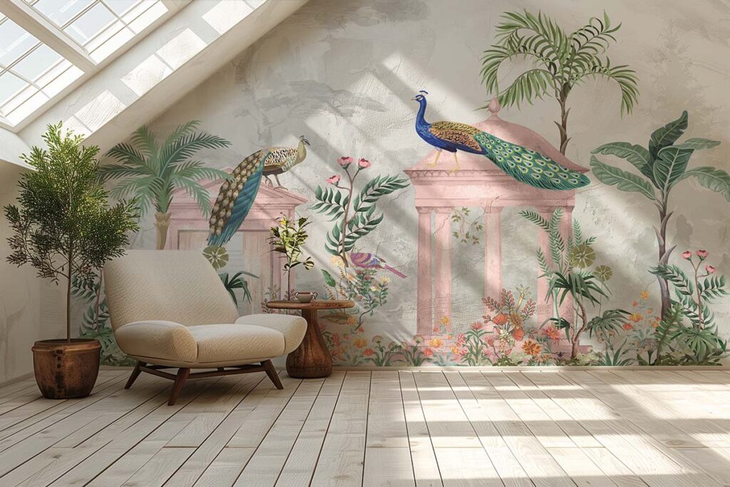 Mayur Vatika Wallpaper, Customized - Magicdecor®