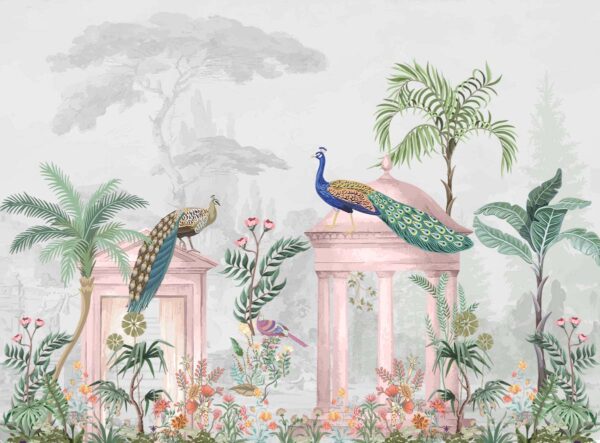 Mayur Vatika Wallpaper, Customized - Magicdecor®