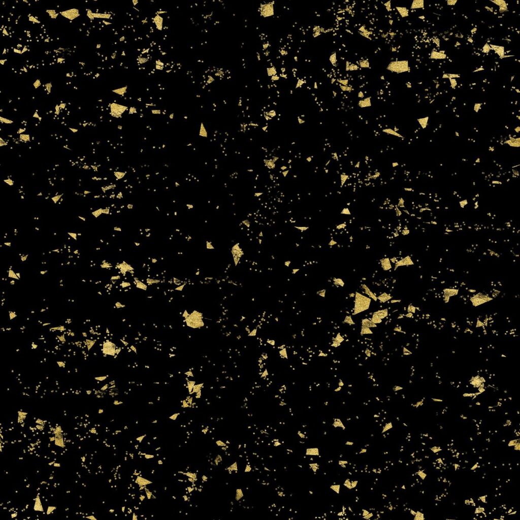 Black Gold Terrazzo Glitter Flakes Wallpaper - Magicdecor®