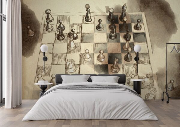 Chess Artistic Wallpaper Mural for Wall - Magicdecor®