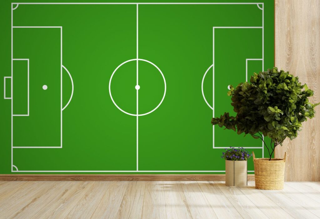 Football Field Wall Mural Wallpaper - Magicdecor®