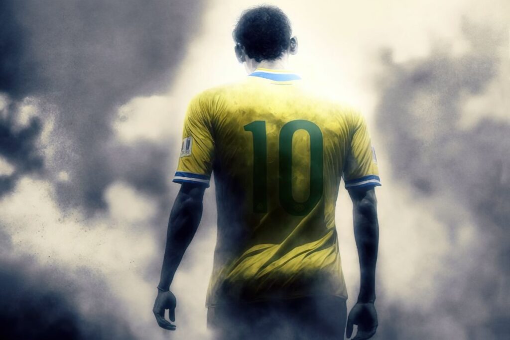 Jersey Number 10 Football Wallpaper - Magicdecor®