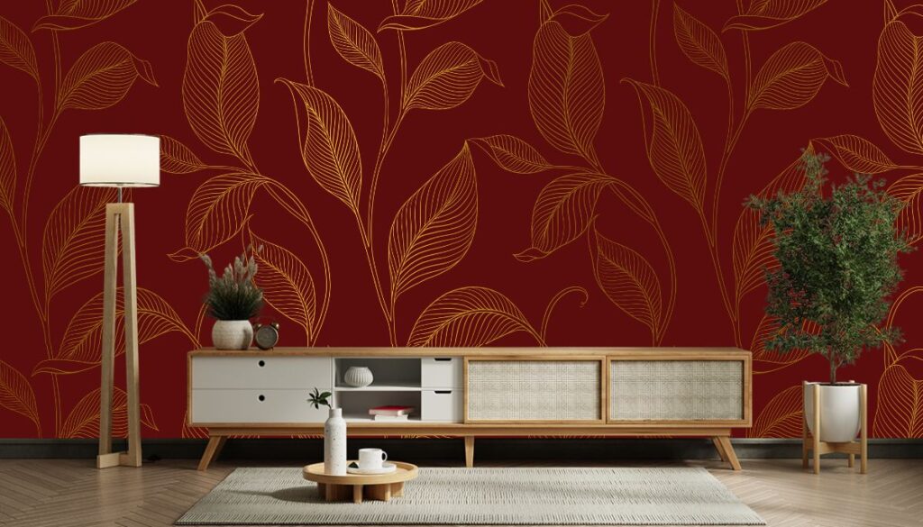 Royal Rouge Wallpaper for Wall - Magicdecor®
