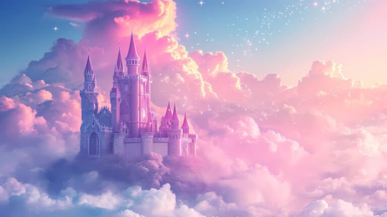 Magical and Mystical Castle Kingdom Wallpaper Mural - Magicdecor®