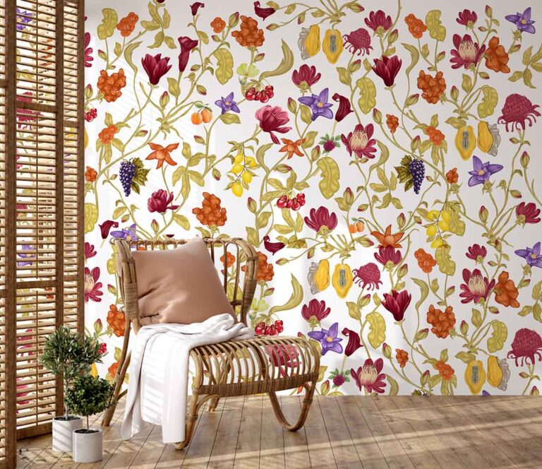Abstract Petals Mural Wallpaper, Customized - Magicdecor®