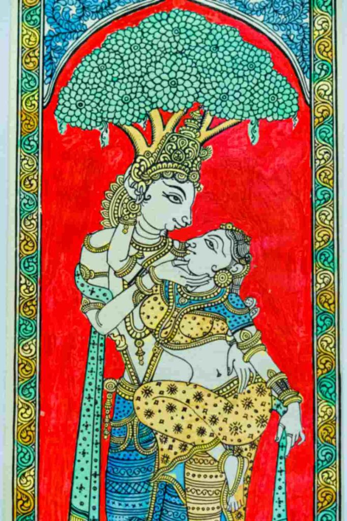 Pattachitra Painting Wallpaper Mural - Magicdecor®