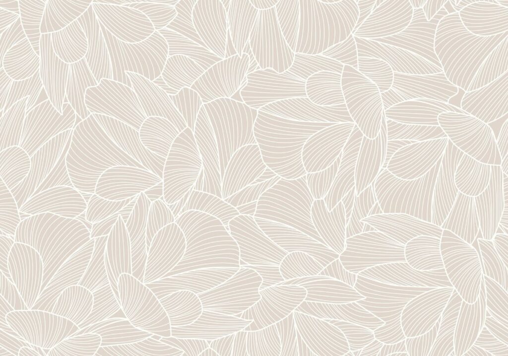 Elegant Floral Pattern Wallpaper for Door - Magicdecor®