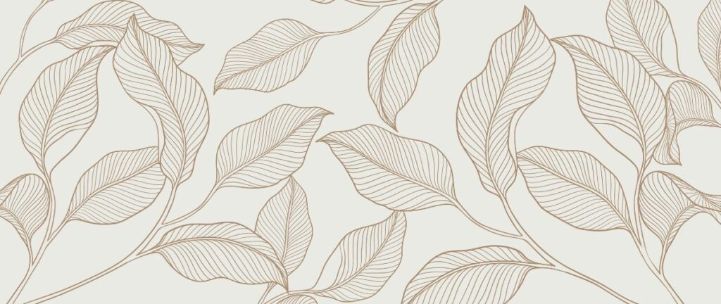 Modern Leaves Pattern Wallpaper Mural - Magicdecor®