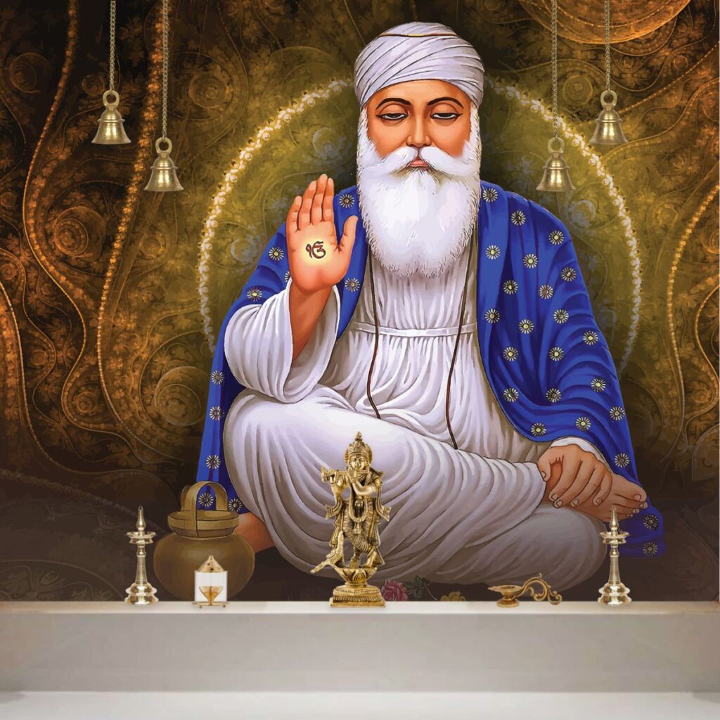 Guru Nanak Devji Wallpaper for Wall - Magicdecor®
