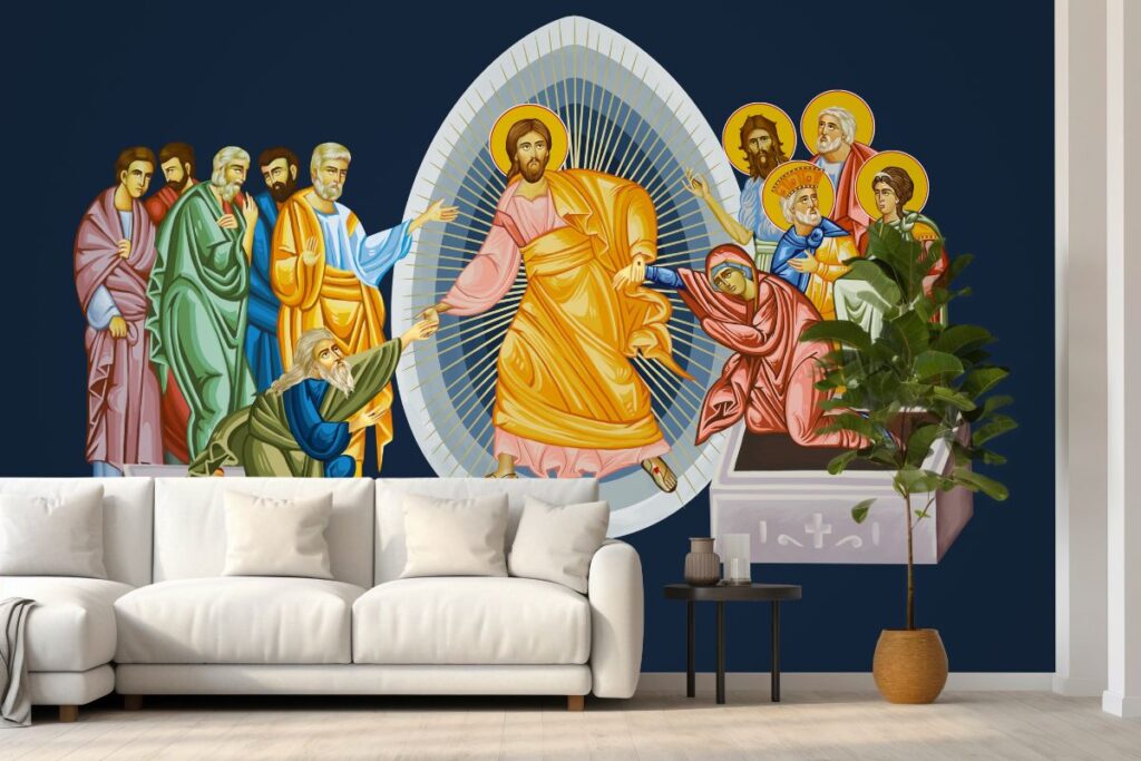 Jesus Christ's Resurrection Wallpaper Mural - Magicdecor®
