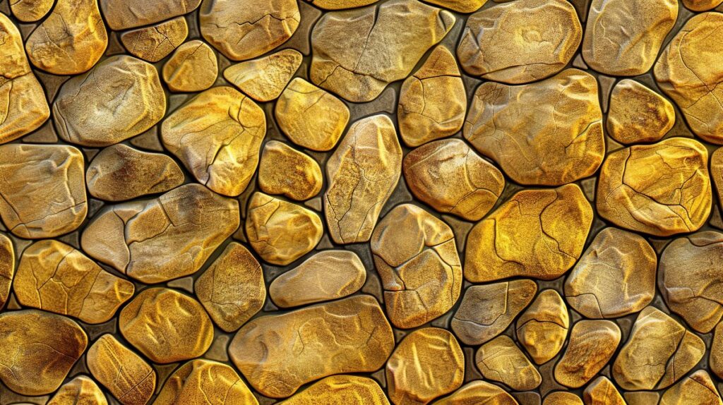 Luxurious Golden Rocks Wallpaper Mural - Magicdecor®
