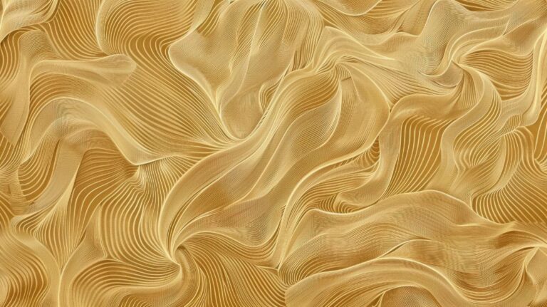 Elegant Golden Waves Texture Mural Wallpaper - Magicdecor®
