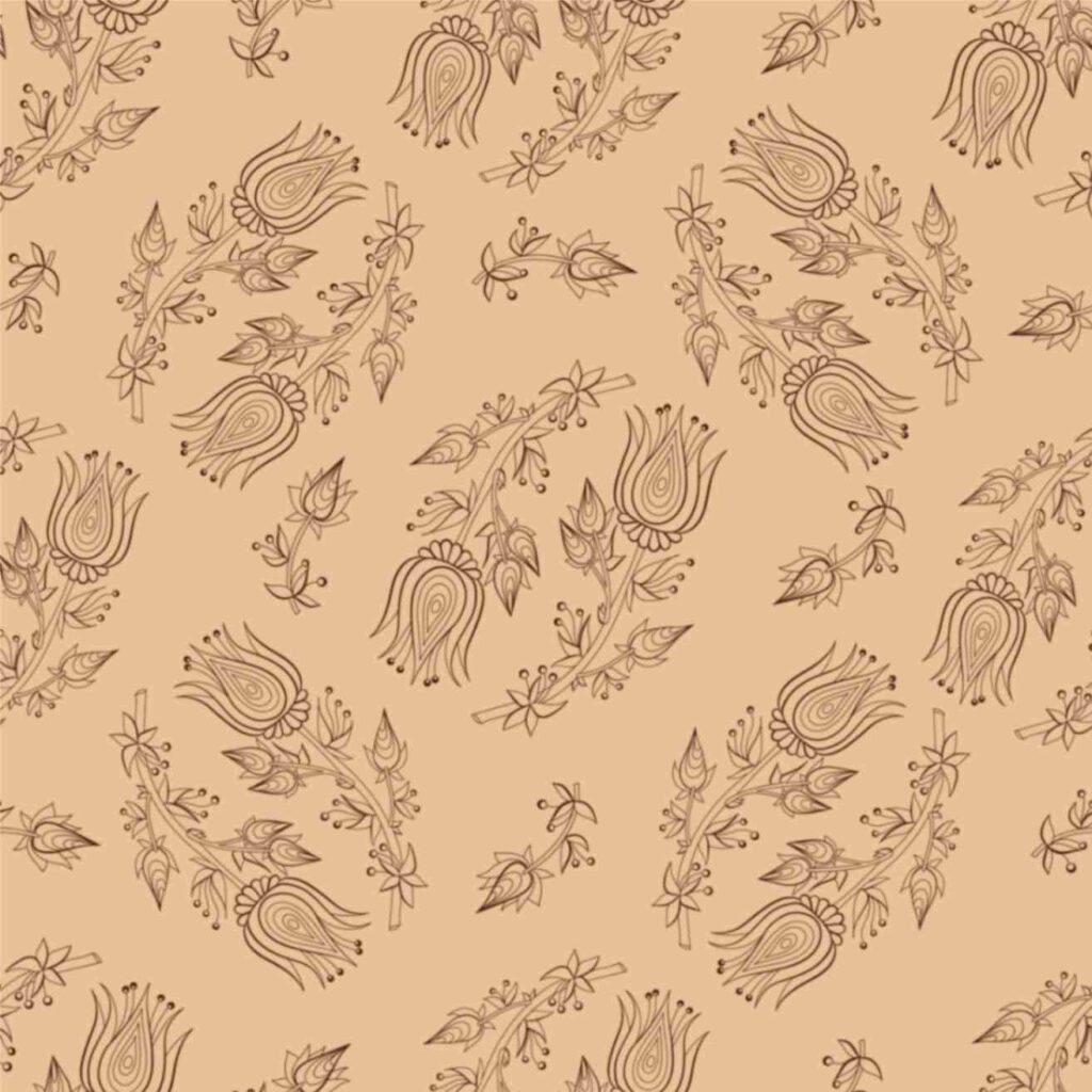 Kalamkari Rustic Floral Wallpaper for Wall - Magicdecor®
