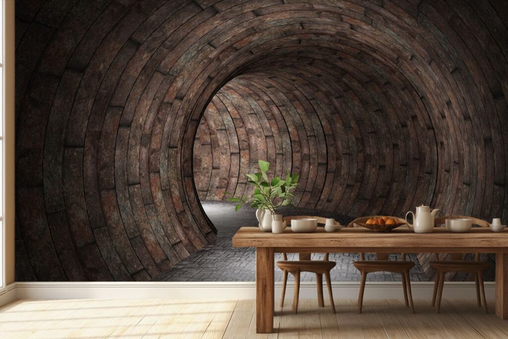 Tunnel in My House Wallpaper Mural for Wall - Magicdecor®