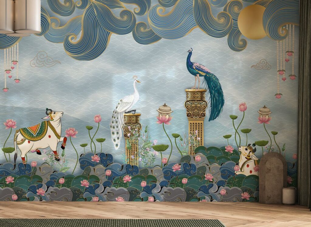 Vrindavan Golden heritage Garden, Customized - Magicdecor®