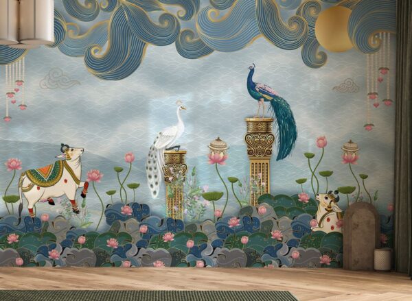 Vrindavan Golden heritage Garden, Customized - Magicdecor®