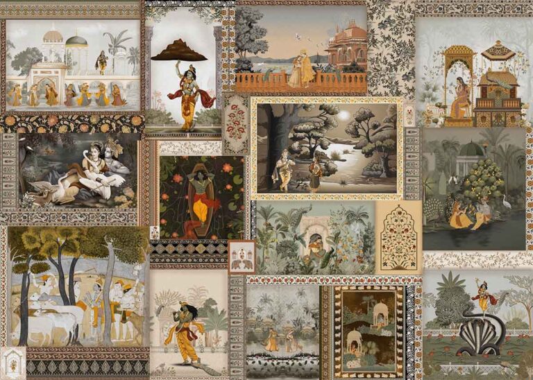 Madhav Bagicha Wallpaper Mural, Customized - Magicdecor®