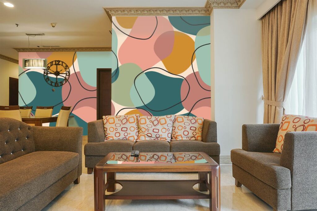 Abstract Pastel Color Wallpaper for Wall - Magicdecor®