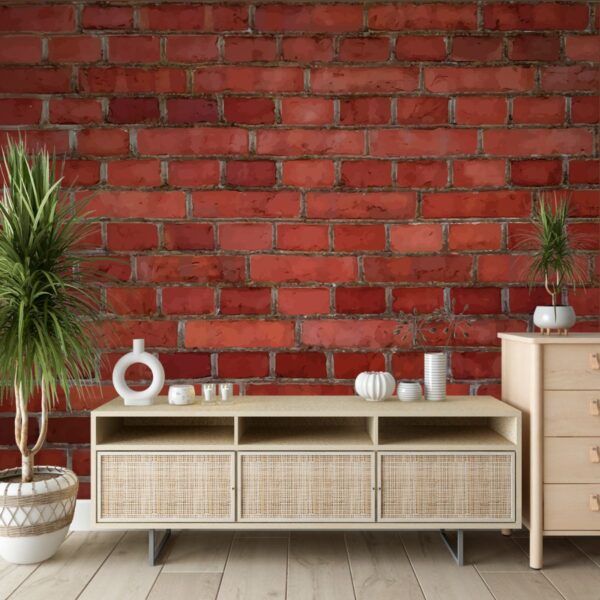 Warm Brick Ambiance Mural Wallpaper - Magic Decor